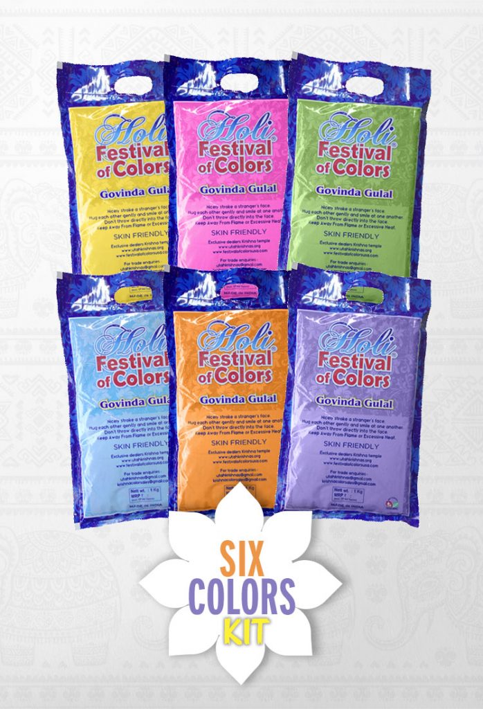Six 1kg Bags Kit – Festival of Colors Store